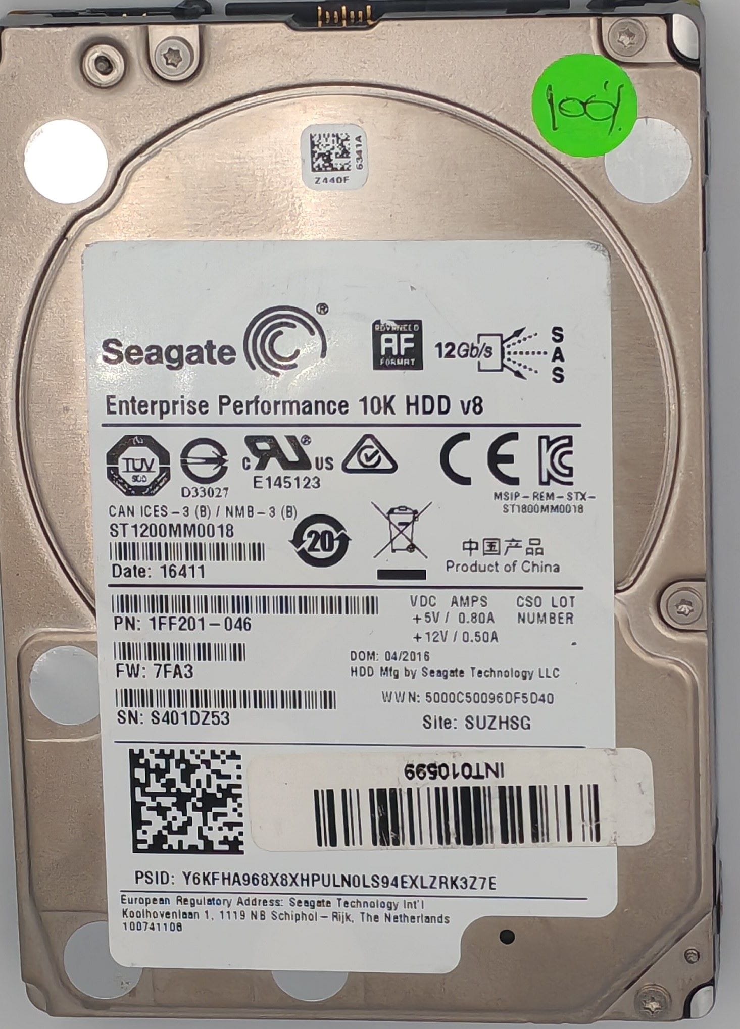 st1200mm018 1.2 tb 2.5″ sas - Intelligent Computing Enterprise